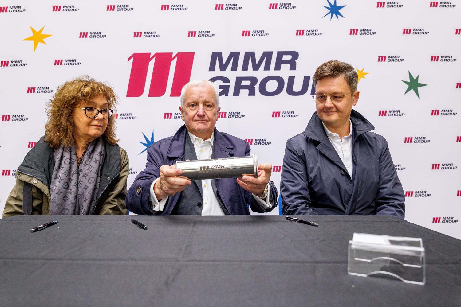 Wmurowanie kamienia węgielnego pod budowę nowej siedziby MMR Group Sp ...